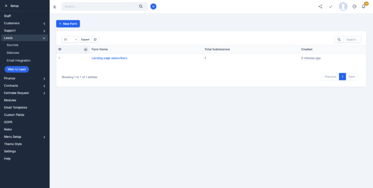 Landing Page - Perfex To SaaS